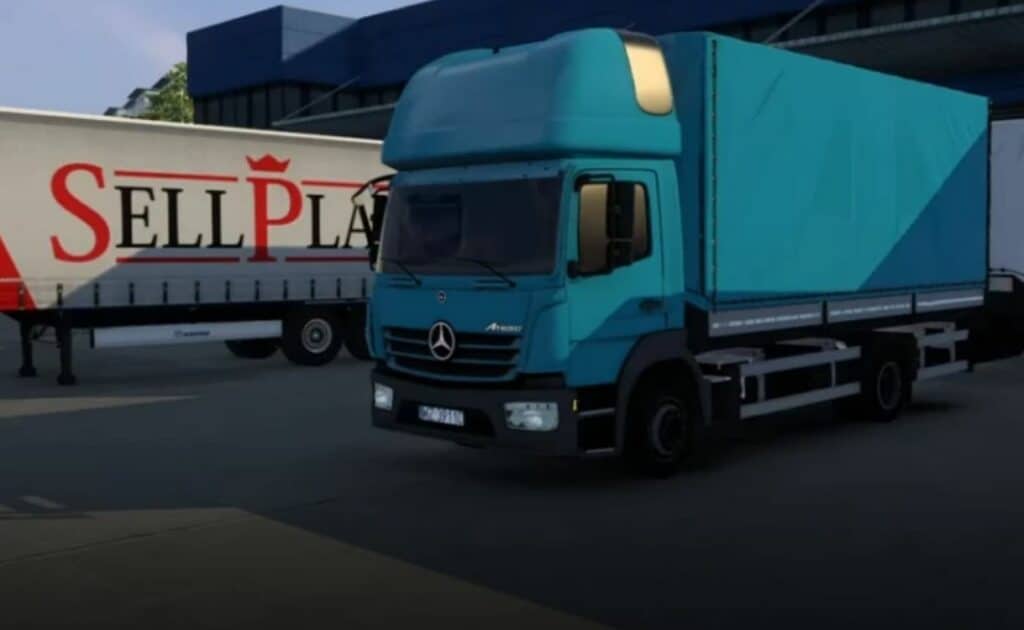 Mercedes Benz Atego MP4 Pack 1.53 - ETS2 Mod Download