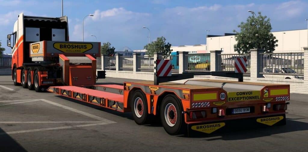 SCS Lowloader Rework with additional Cargo v1.53 - ETS2 Mod Download