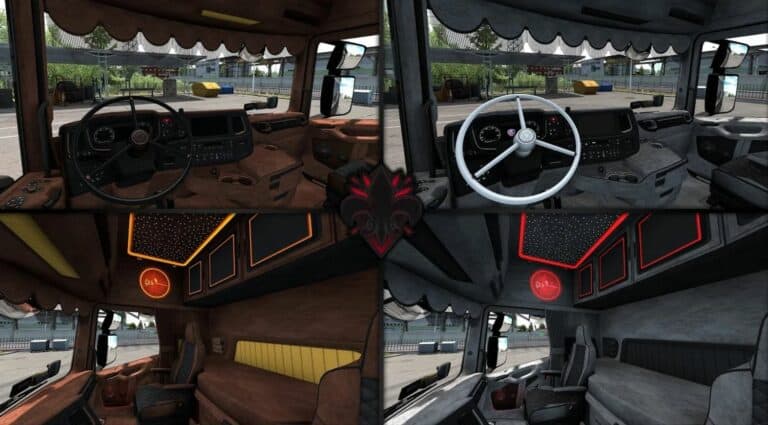 Scania NextGen S/R Interior Pack v3.0 - ETS2 Mod Download