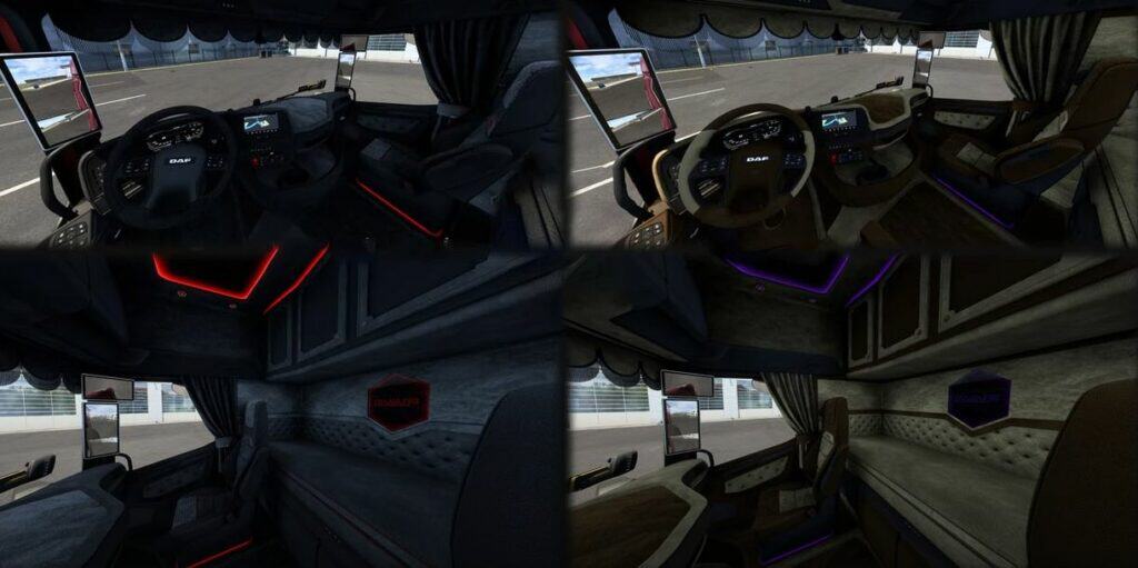 DAF XG+ Interior Pack v2.0 1.53 - ETS2 Mod Download