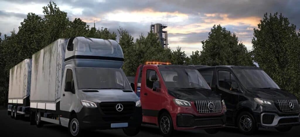 Mercedes-Benz Sprinter Tourer Megamod v1.53 - ETS2 Mod Download