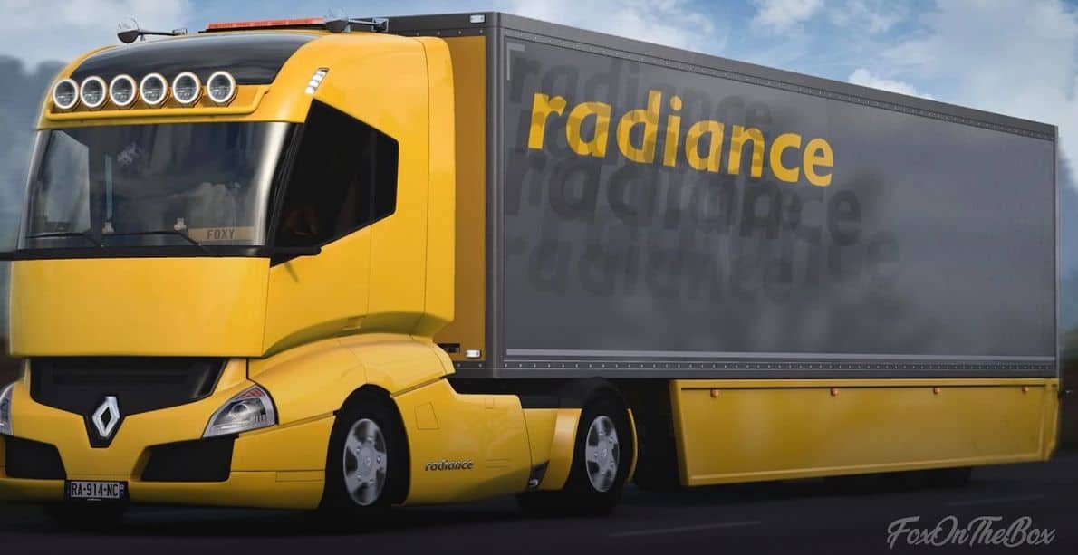 Renault Radiance Combo w/ Trailer v3.5 - ETS2 Mod Download