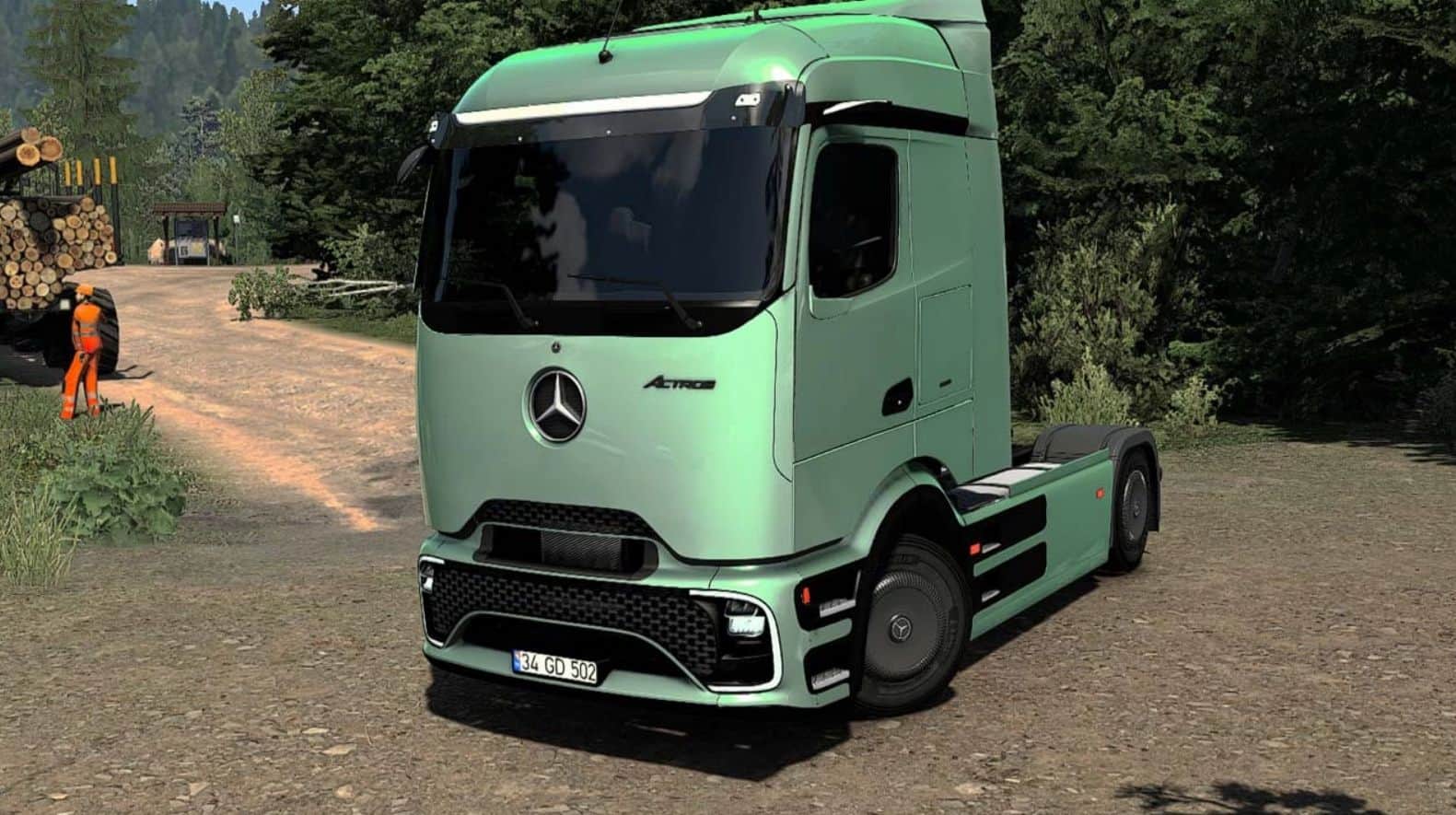 Mercedes Benz Actros MP6 v1.2 1.54 - ETS2 Mod Download