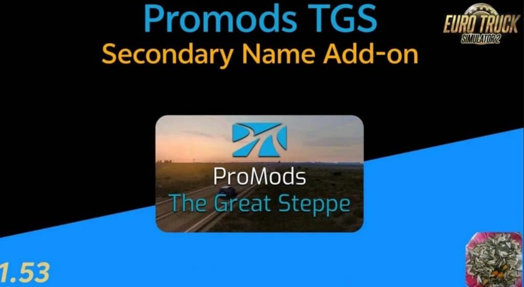 Promods TGS Secondary Name Add-on v0.1 - ETS2 Mod Download