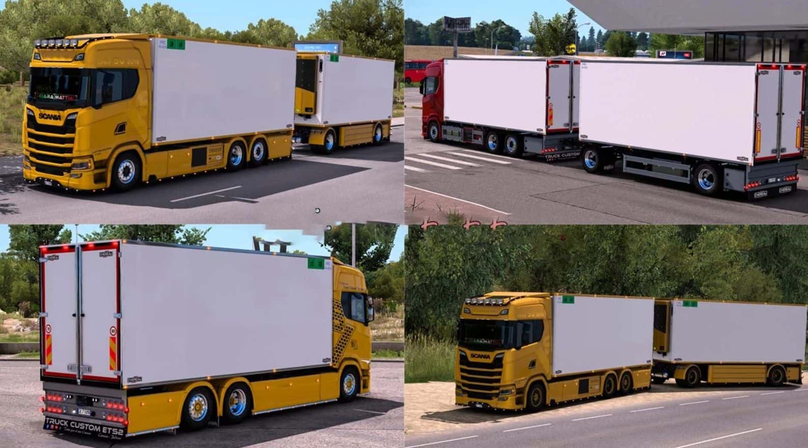 Scania NextGen Autotreno Frigo + Trailer MEGAMOD 1.54 - ETS2 Mod Download