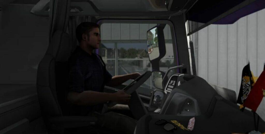 Jasper DAF 2021 Visible Driver v1.0 - ETS2 Mod Download