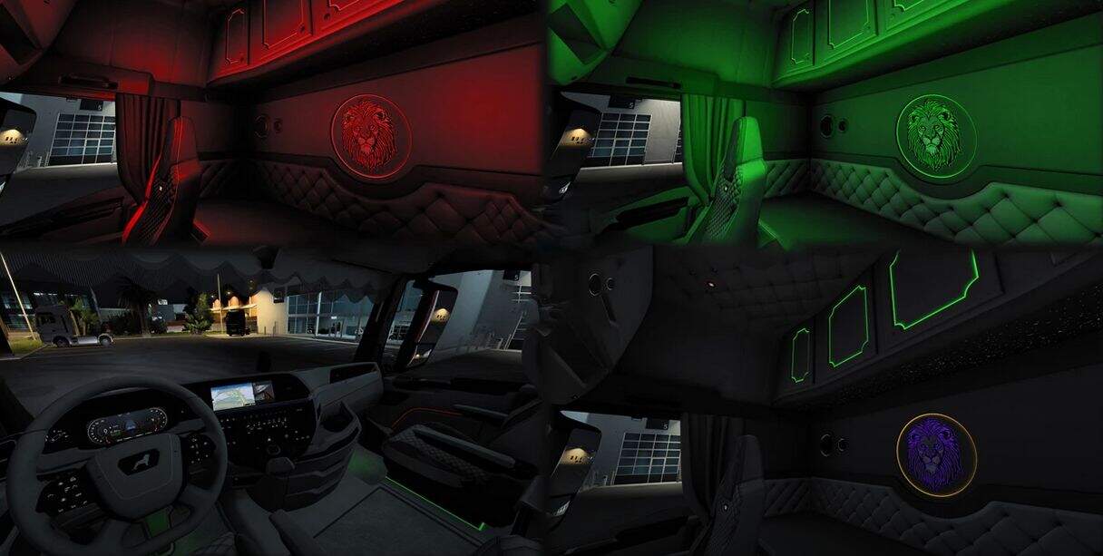 MAN TGX 2020 Interior Pack v1.1 - ETS2 Mod Download