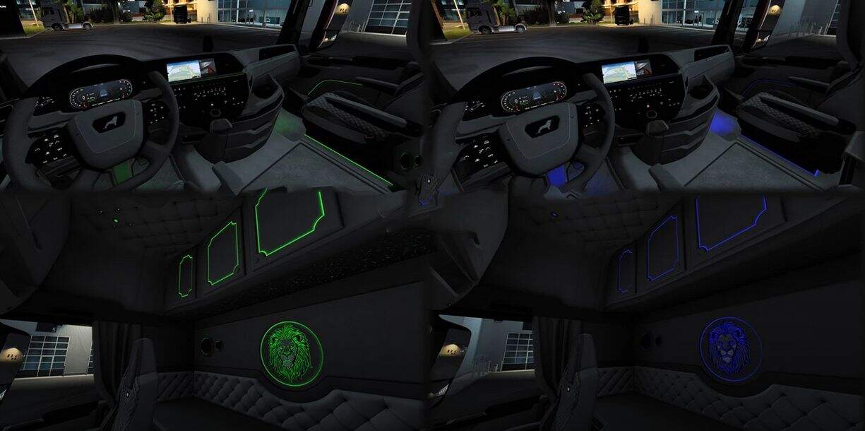 MAN TGX 2020 Interior Pack v1.1 - ETS2 Mod Download