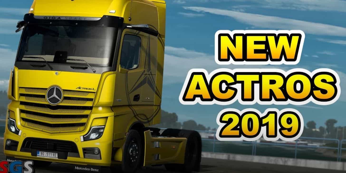 Mercedes Benz New Actros 2019 v2.2 1.54 - ETS2 Mod Download