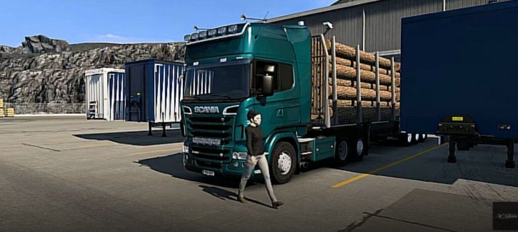 Scania V8 Straight Open Pipe v1.0 - ETS2 Mod Download