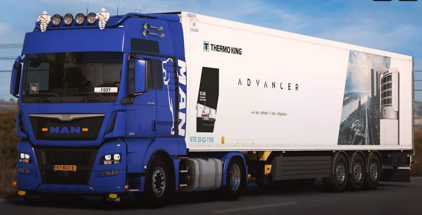 MAN TGX E6 by Gloover v2.0.3 1.55 - ETS2 Mod Download