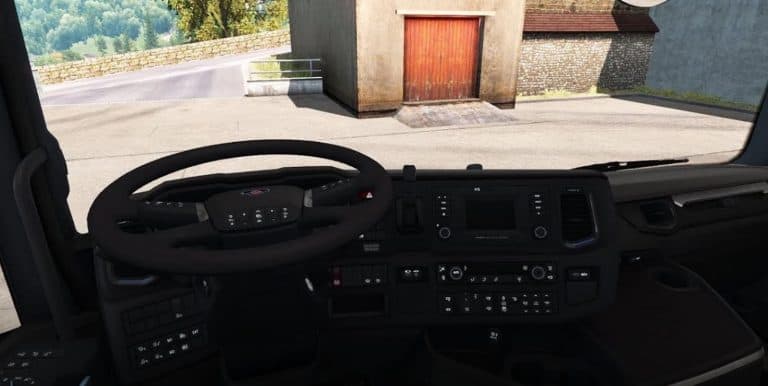 Animated Steering Wheel v1.0 - ETS2 Mod Download