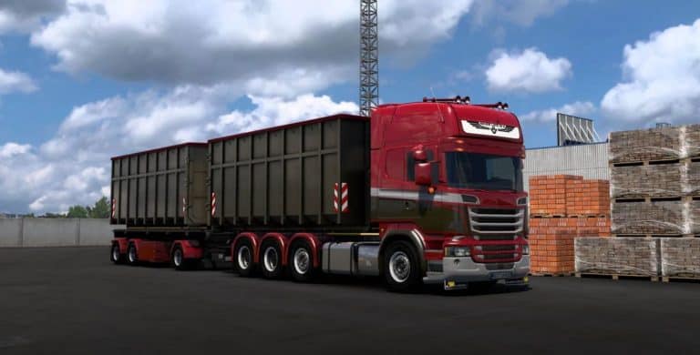 SpectransGroup 8X2-8X4 + Trailer v6.0 1.55 - ETS2 Mod Download