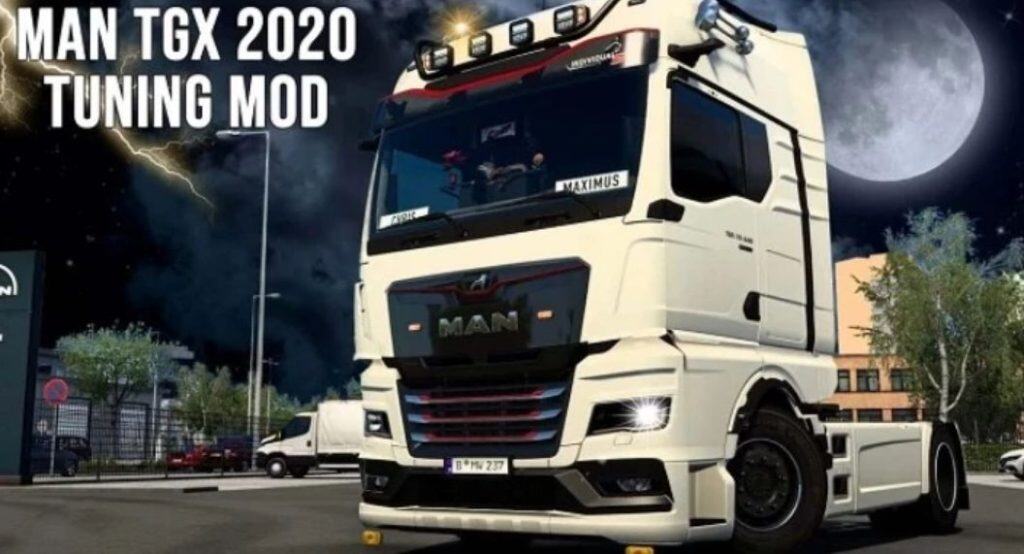 MAN TGX 2020 Tuning Mod 1.56 - ETS2 Mod Download