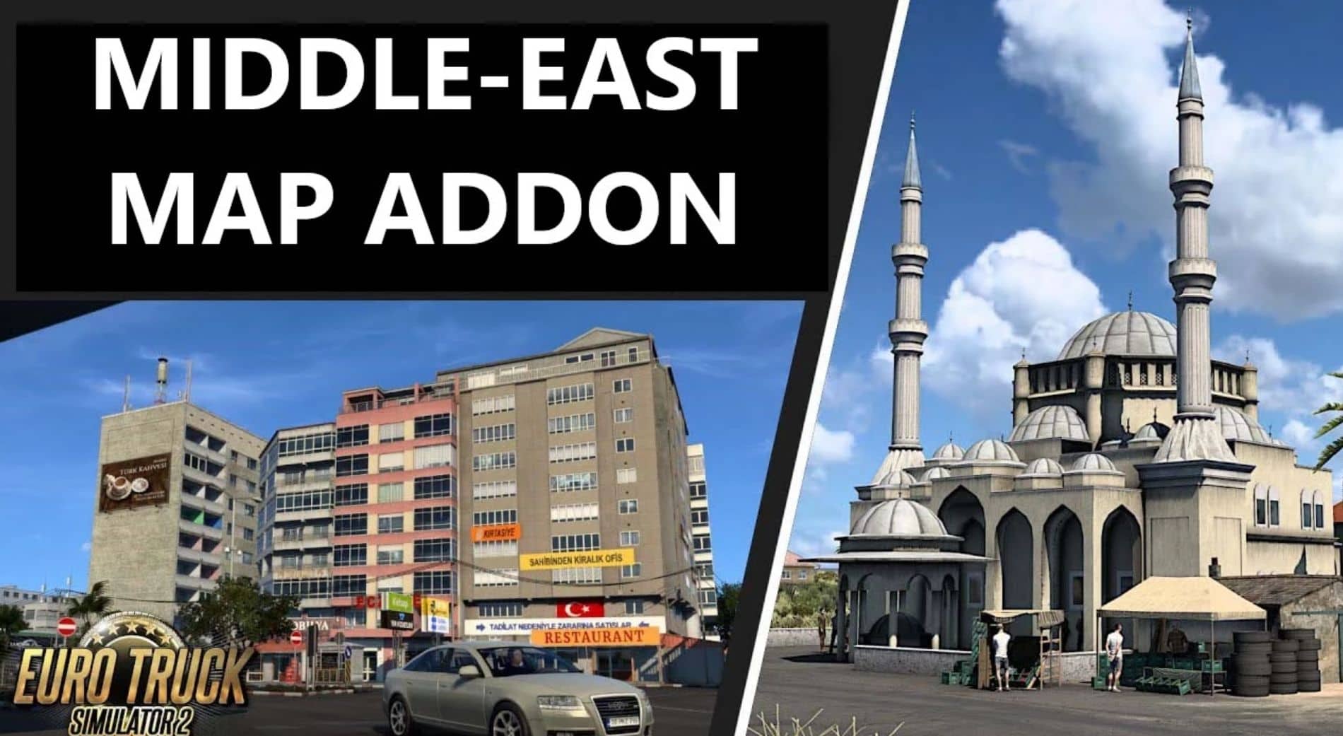 Middle-East Map Addon v2.77 1.57 - ETS2 Mod Download