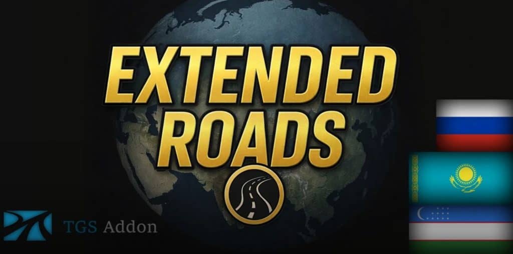 Project Extended Roads (Addon TGS) v0.1.0 1.57 - ETS2 Mod Download