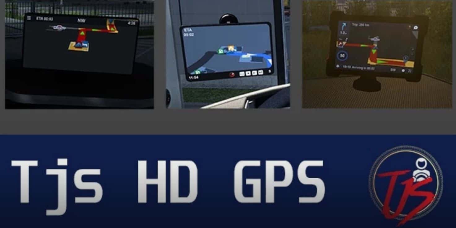 Tjs HD GPS Mod v1.57.1 - ETS2 Mod Download