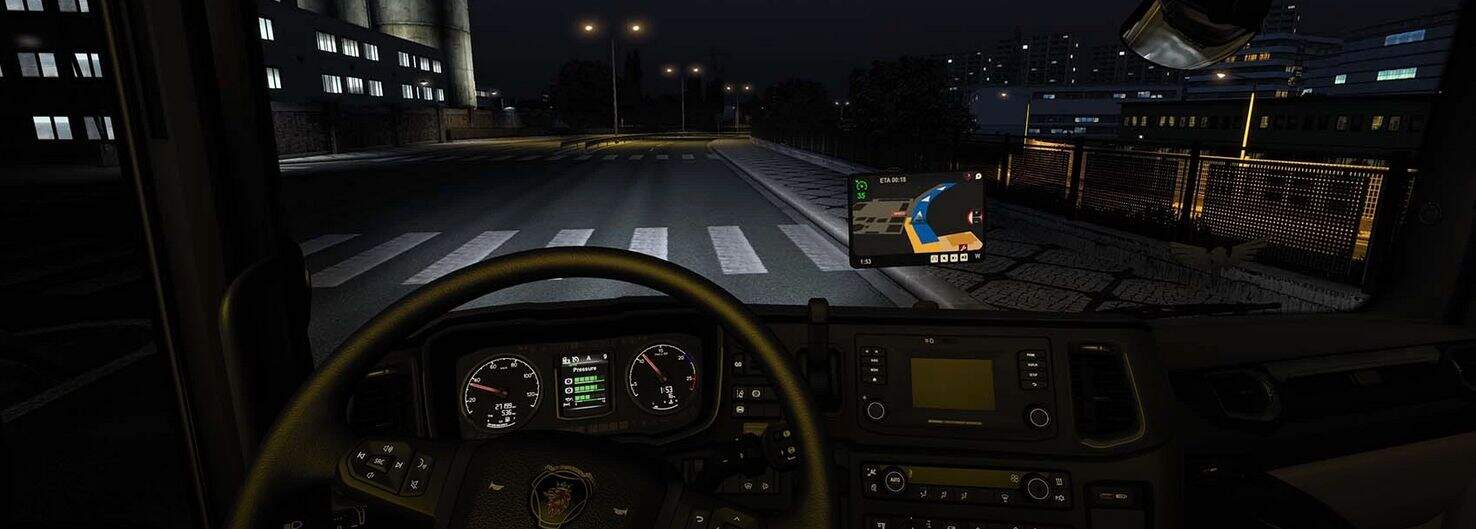 Tjs HD GPS Mod v1.57.1 - ETS2 Mod Download